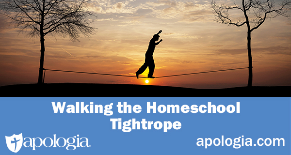 Keeping Your Balance on the Homeschool Tightrope - Flourish at Home